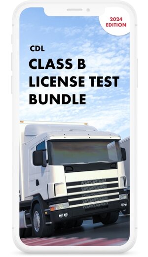 CDL - Class B License Test Bundle -- DMVCheatSheets.com