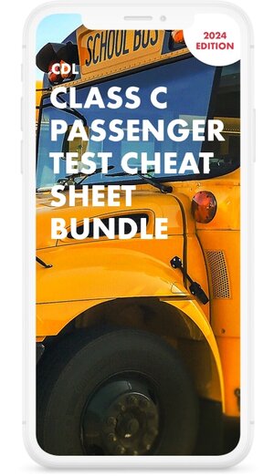 CDL - Class B License Test Bundle -- DMVCheatSheets.com