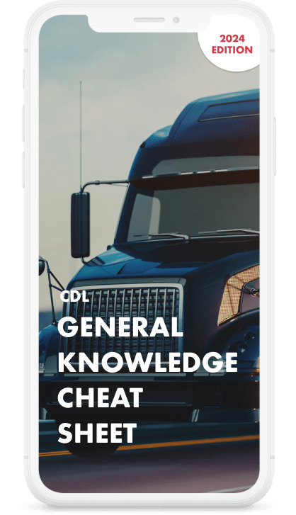 Cdl General Knowledge Exam Cheat Sheet