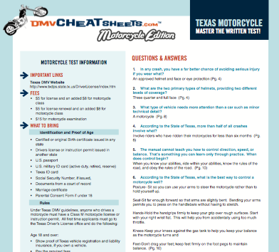 Motorcycle Driver License Test Texas | Reviewmotors.co